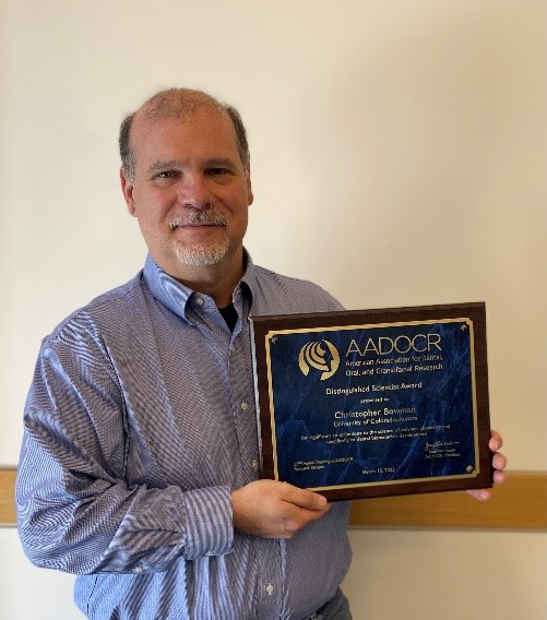 Christopher Bowman Named 2023 Recipient of AADOCR Distinguished Scientist Award | AADOCR ...